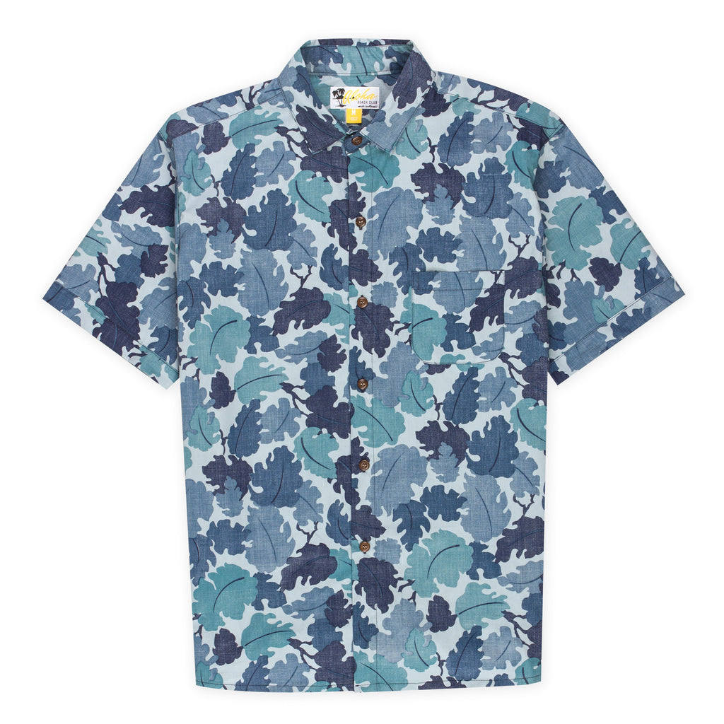 Aloha Beach Club - Kahaluu Blue Short Sleeve Aloha Shirt